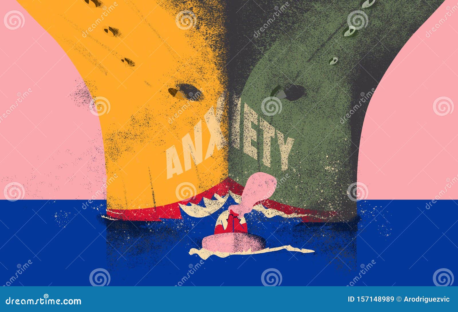 Panic Can Be Like A Deadly Poison - Pictured As Word Panic On Toxic ...