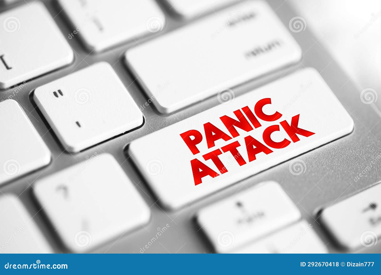 Panic Attack is a Feeling of Sudden and Intense Anxiety, Text Concept ...