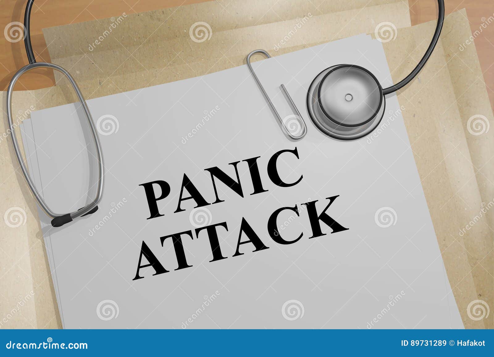 Panic Attack - Medical Concept Stock Illustration - Illustration of ...
