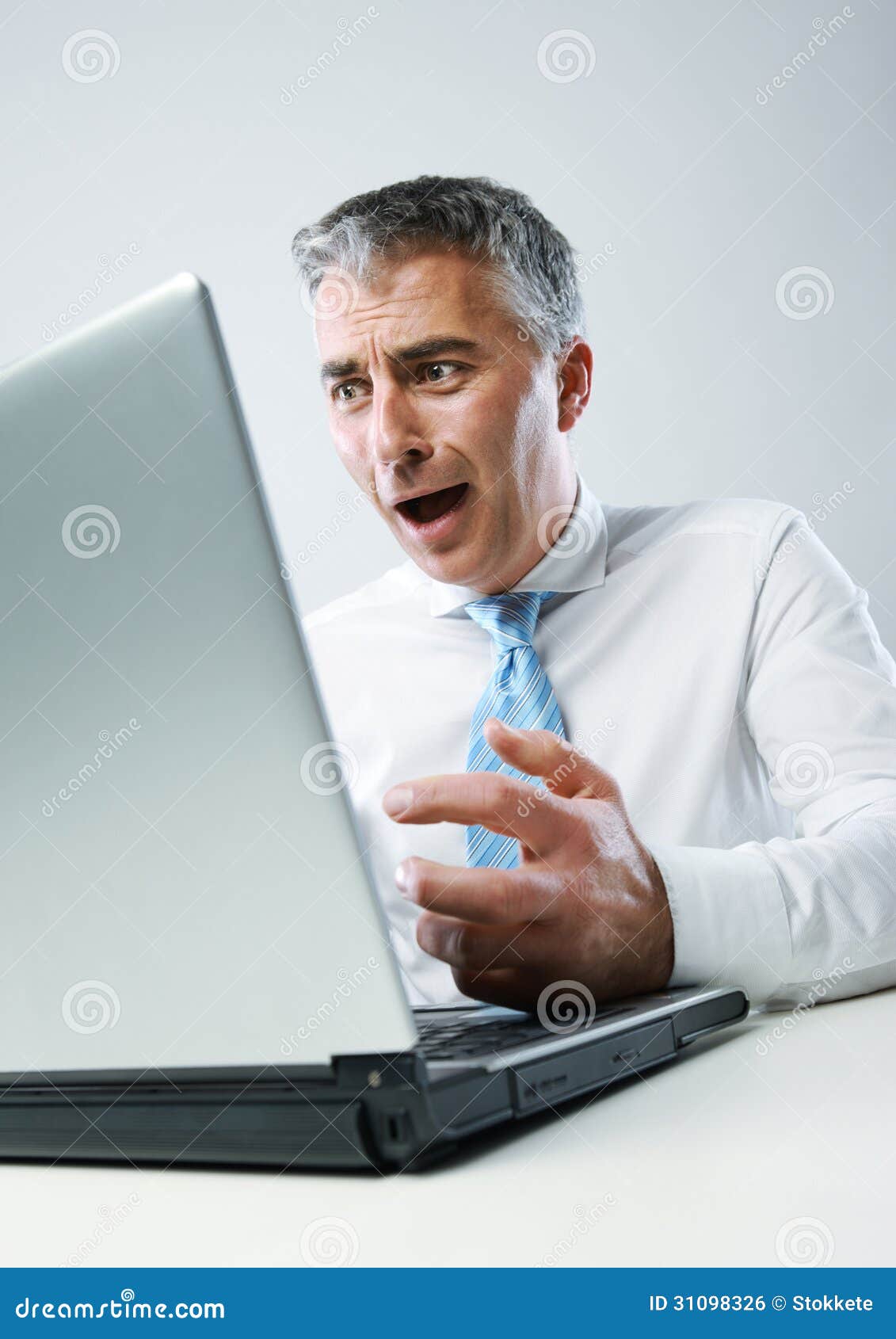 Panic stock photo. Image of vertical, emotional, shock - 31098326