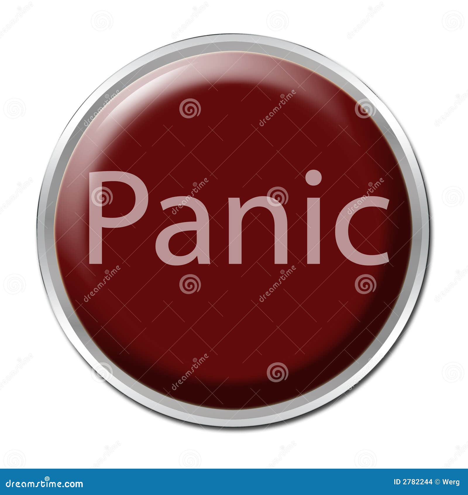 Panic Button stock illustration. Illustration of push - 2782244