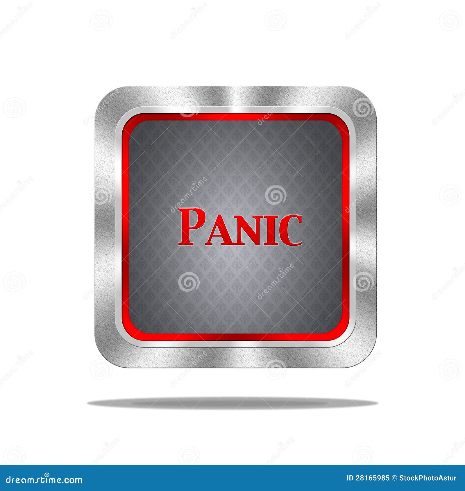 Panic button. stock illustration. Illustration of safety - 28165985