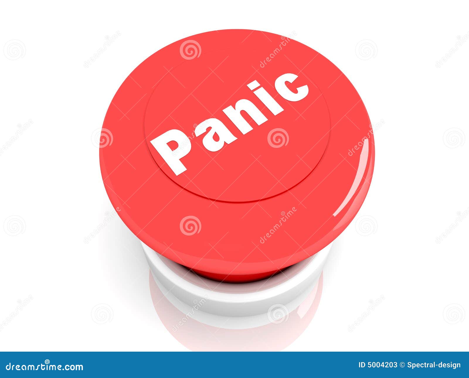 Panic Button stock illustration. Illustration of help - 5004203