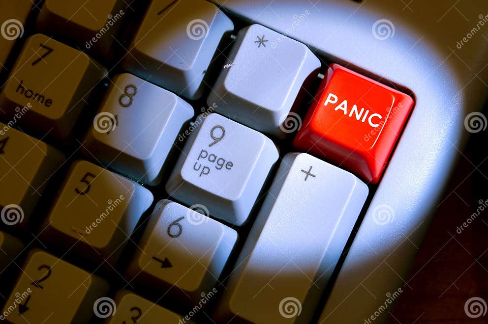 Panic Button stock image. Image of trouble, warning, panic - 5220785