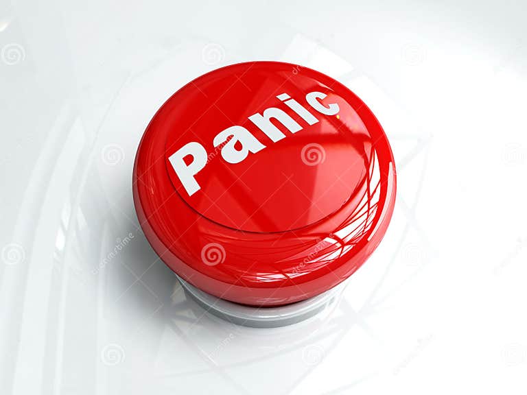 Panic Button stock illustration. Illustration of service - 6335031
