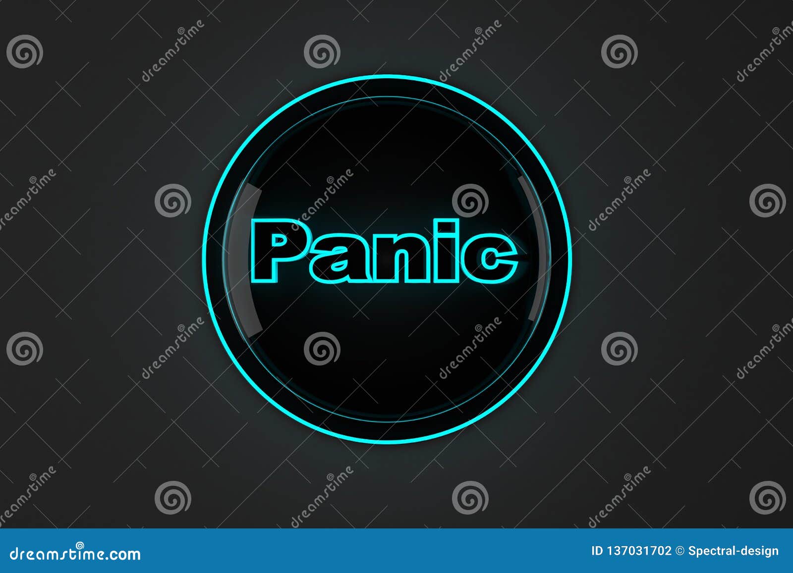 Panic Button Illustration stock illustration. Illustration of security ...