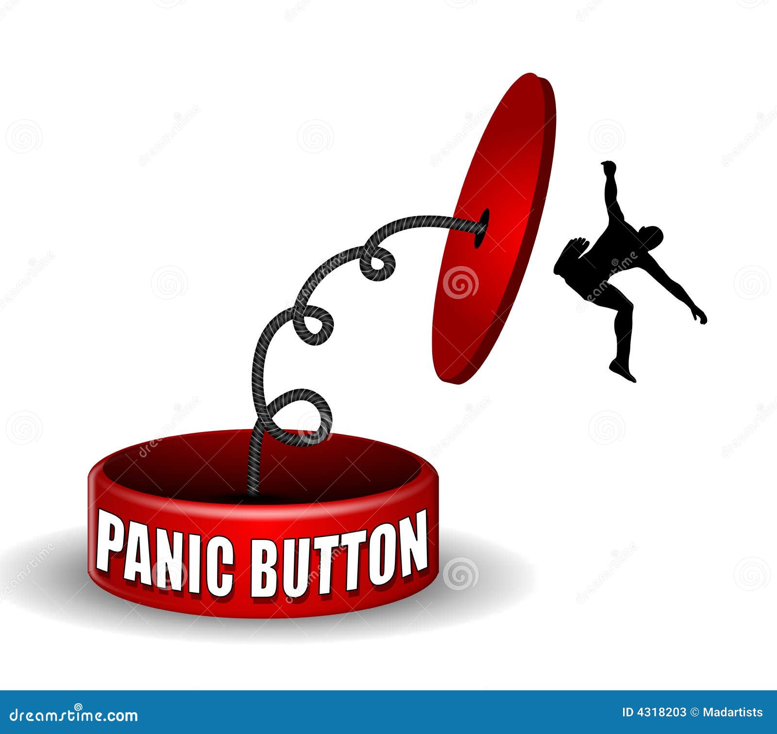 Panic Button Royalty-Free Stock Photo | CartoonDealer.com #80949
