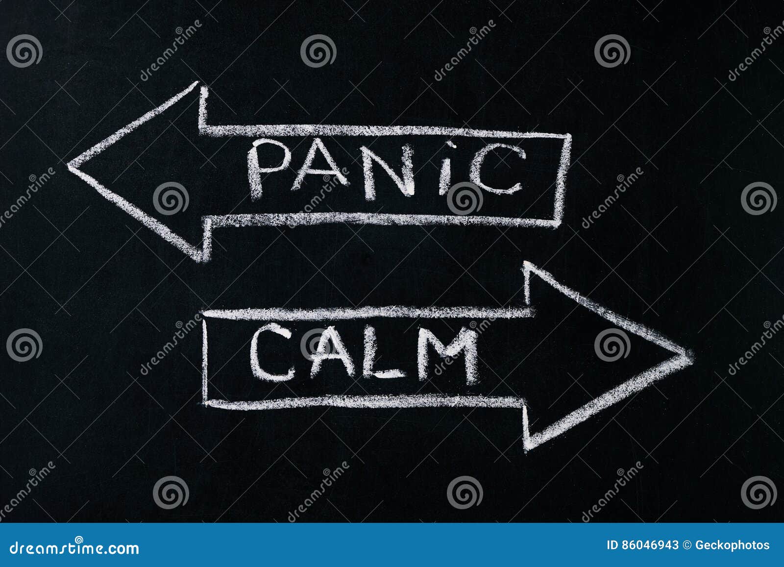 Panic or calm stock image. Image of emotional, decision - 86046943