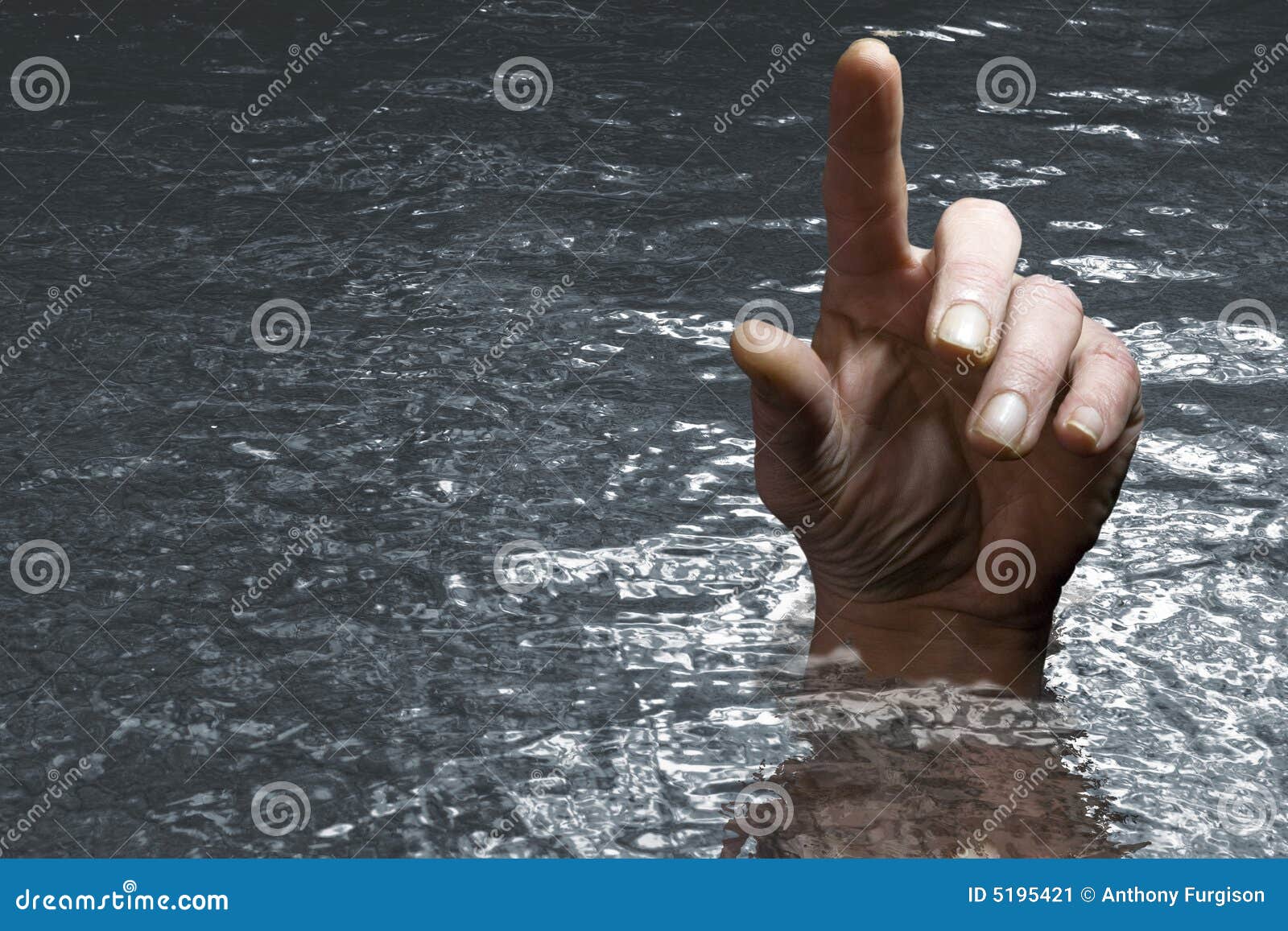 Panic despair drowning stock image. Image of liquid, ordeal - 5195421