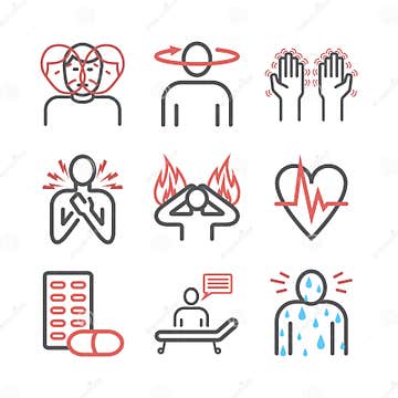 Panic Disorder. Vector Sign for Web Graphics Stock Vector ...