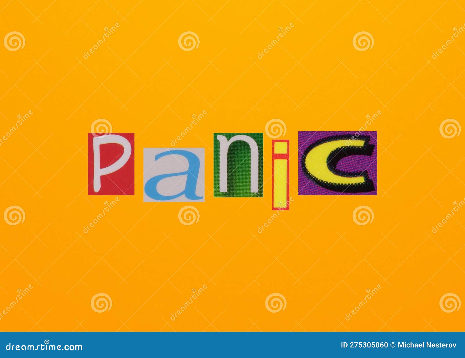 Panic Word Concept On Cubes Royalty-Free Stock Image | CartoonDealer ...