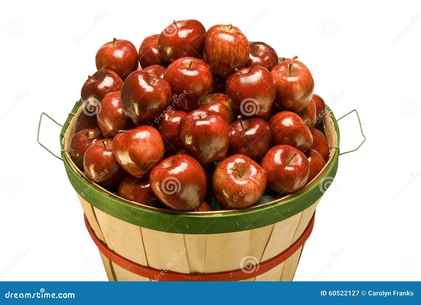 Panier De Boisseau Rempli De Pommes Image stock - Image du intérieur ...