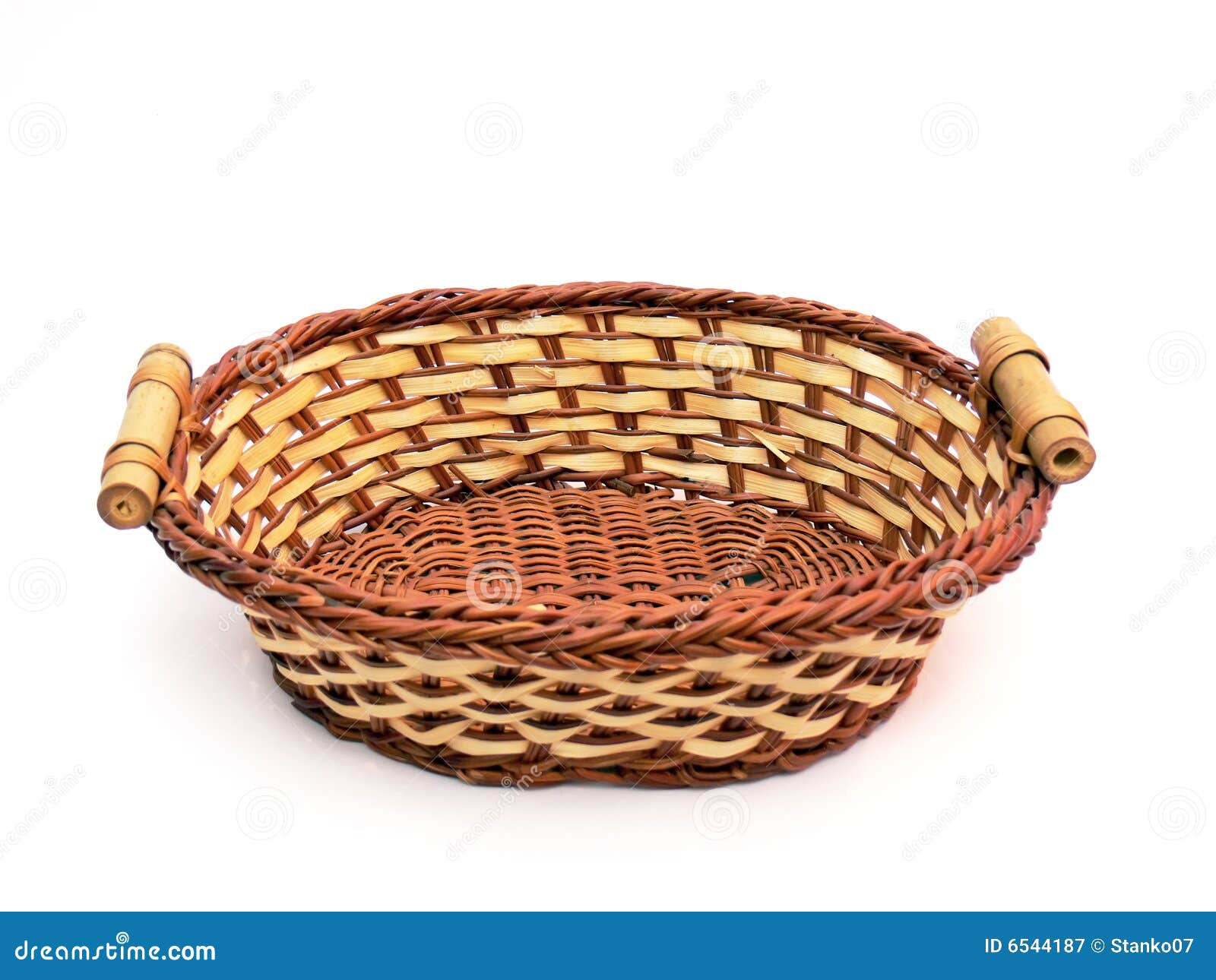 Panier vide image stock. Image du moisson, traitement - 6544187