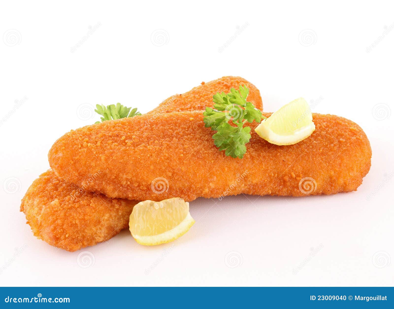 Panierte Fische stockfoto. Bild von abendessen, verkleidung - 23009040