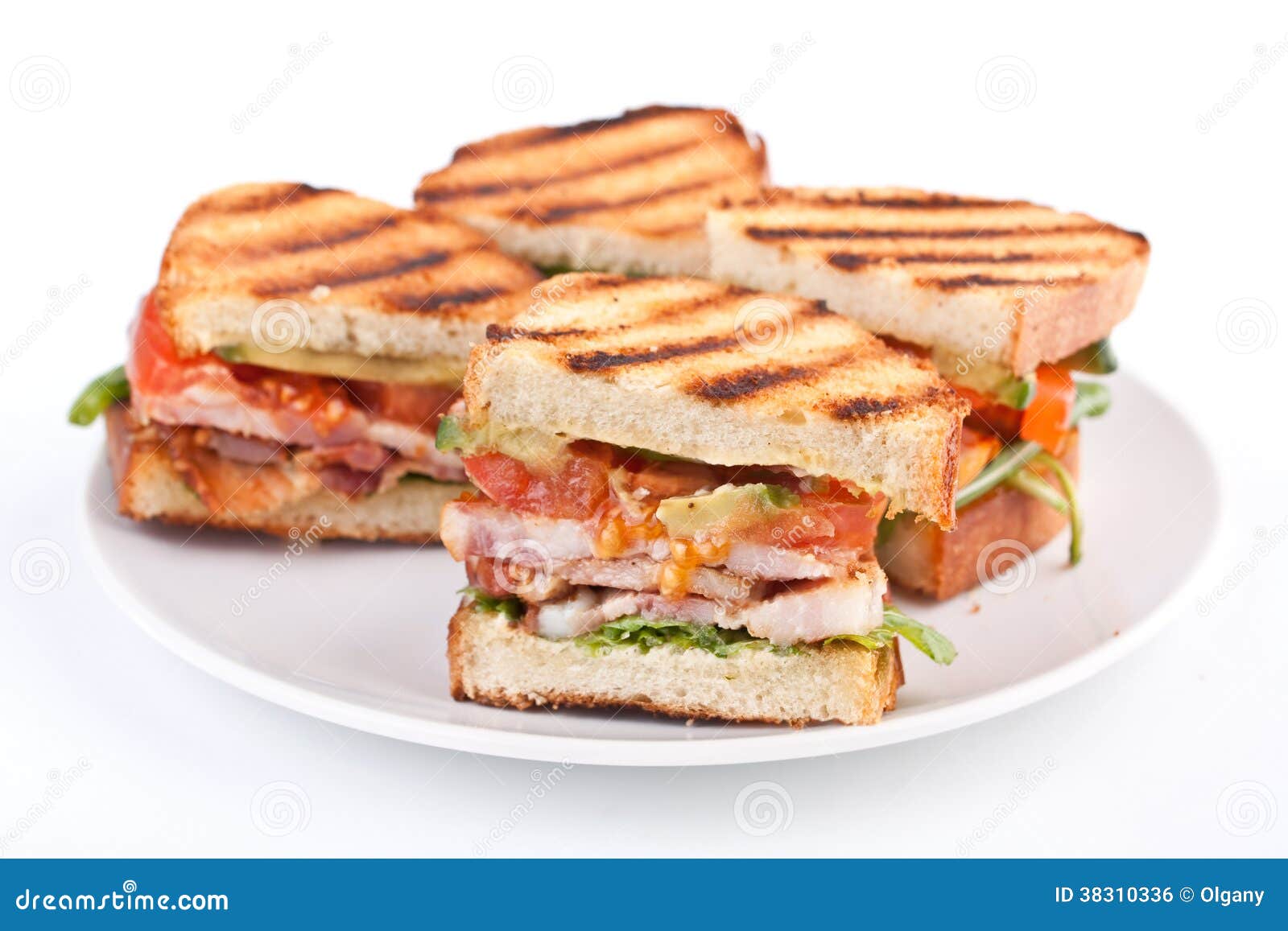 Panini di BLT fotografia stock. Immagine di colazione - 38310336
