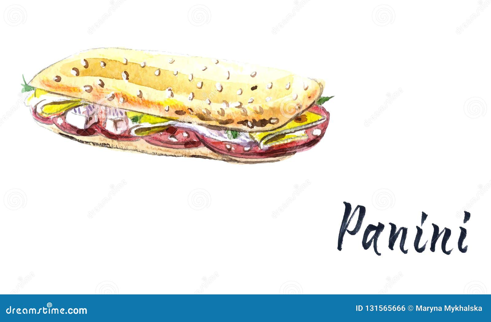 Panini Vector Illustration, Hand Drawing Doodle | CartoonDealer.com ...