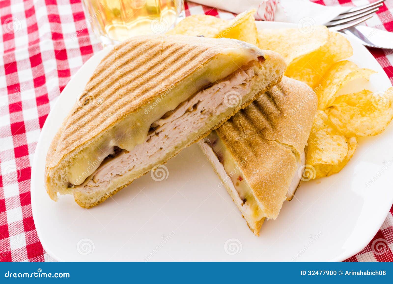 Panini stock photo. Image of food, cheese, middle, cream - 32477900