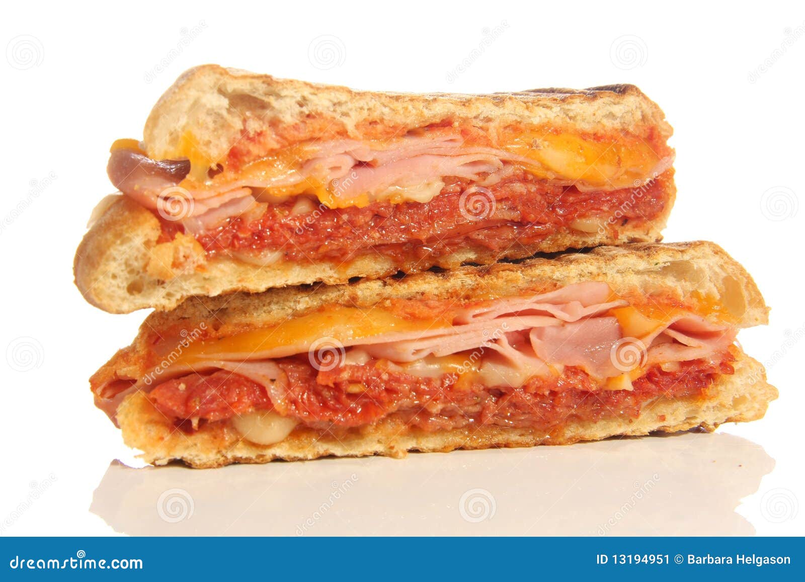 Panini sandwhich stock image. Image of yellow, stacked - 13194951