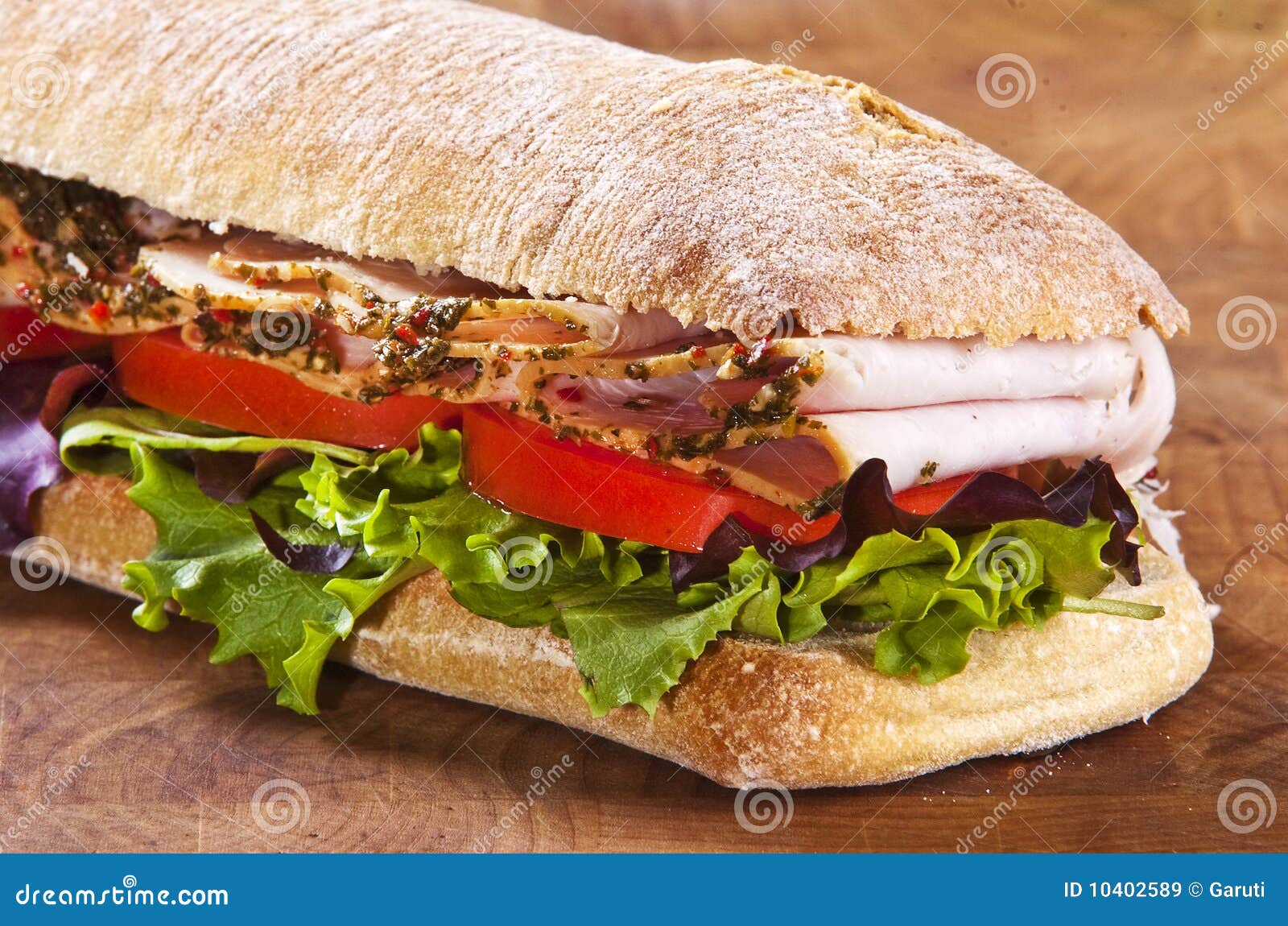 Panini sandwich stock image. Image of panini, club, picnic - 10402589