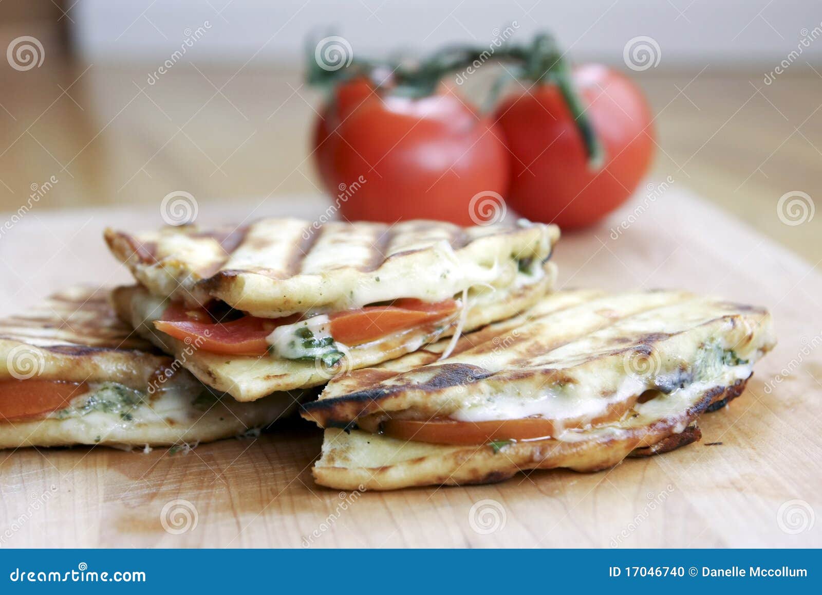 Panini Sandwich stock photo. Image of cuisine, cutting - 17046740