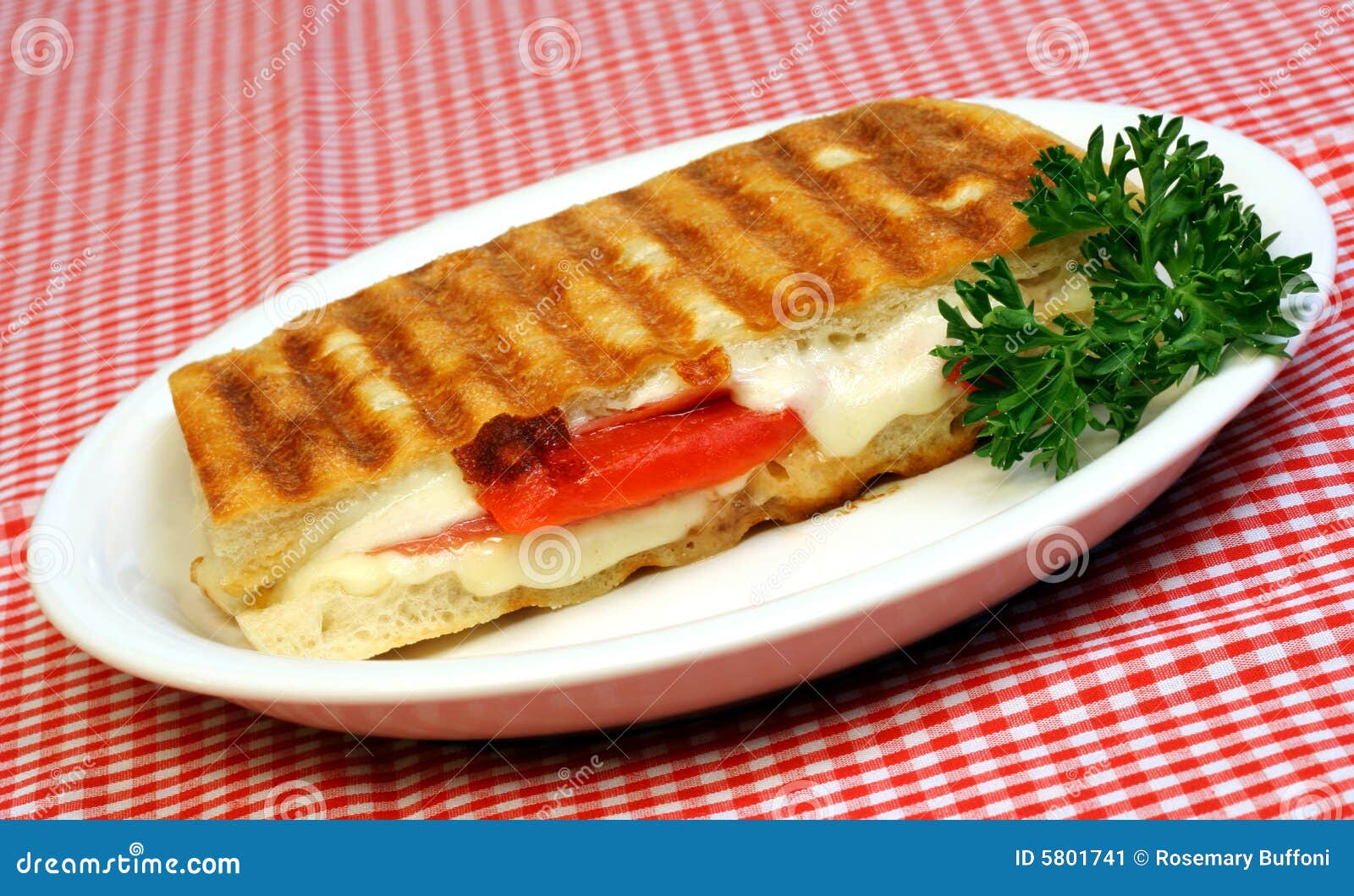 Panini Sandwich stock image. Image of panini, cheese, food - 5801741
