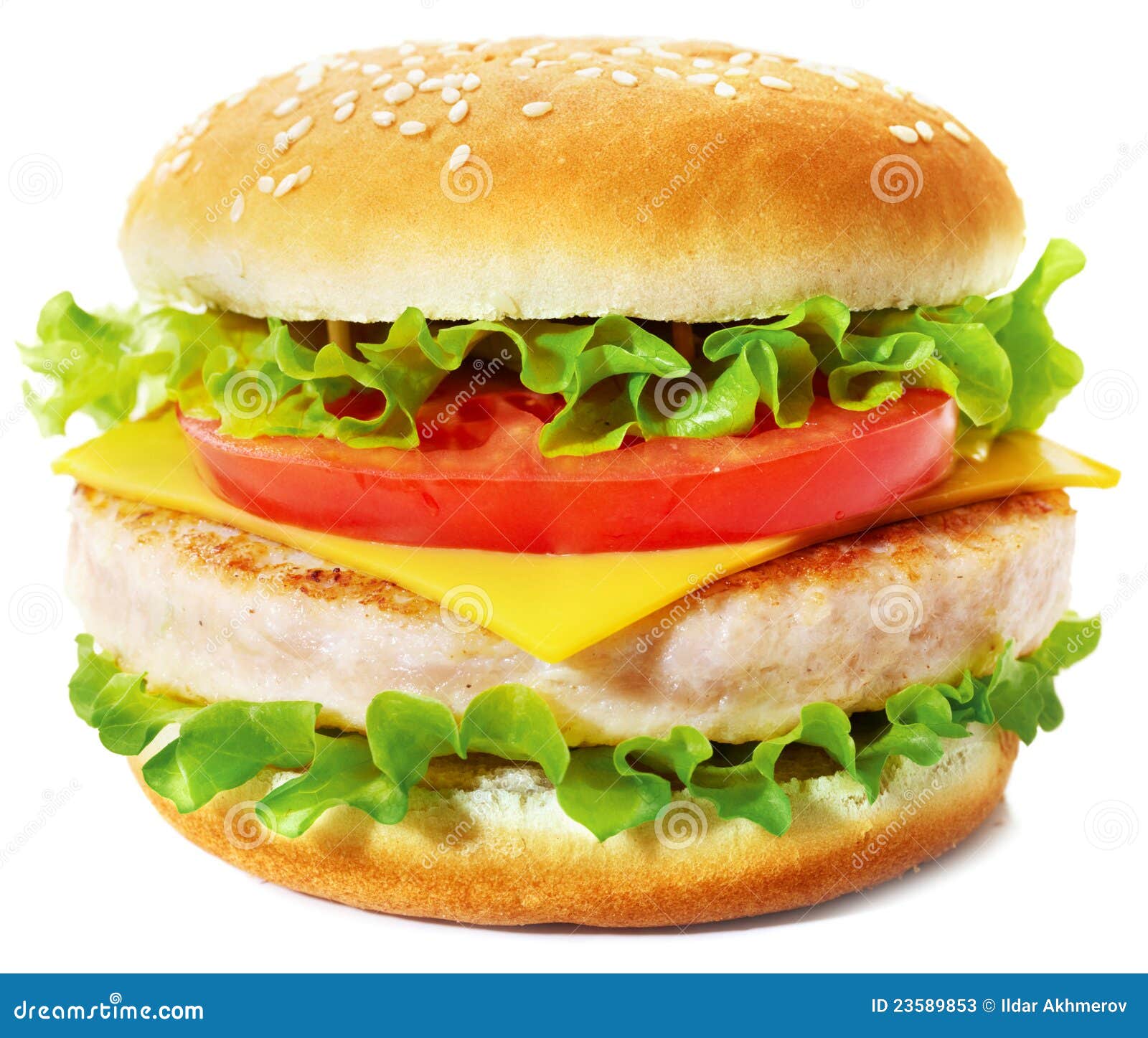 Panino immagine stock. Immagine di studio, cucina, veloce - 23589853