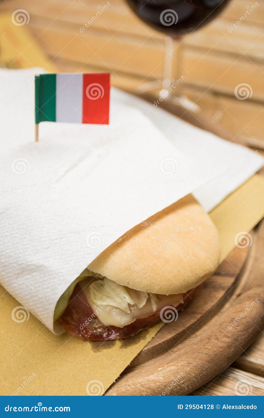 Panino stock photo. Image of vegetable, lunch, large - 29504128