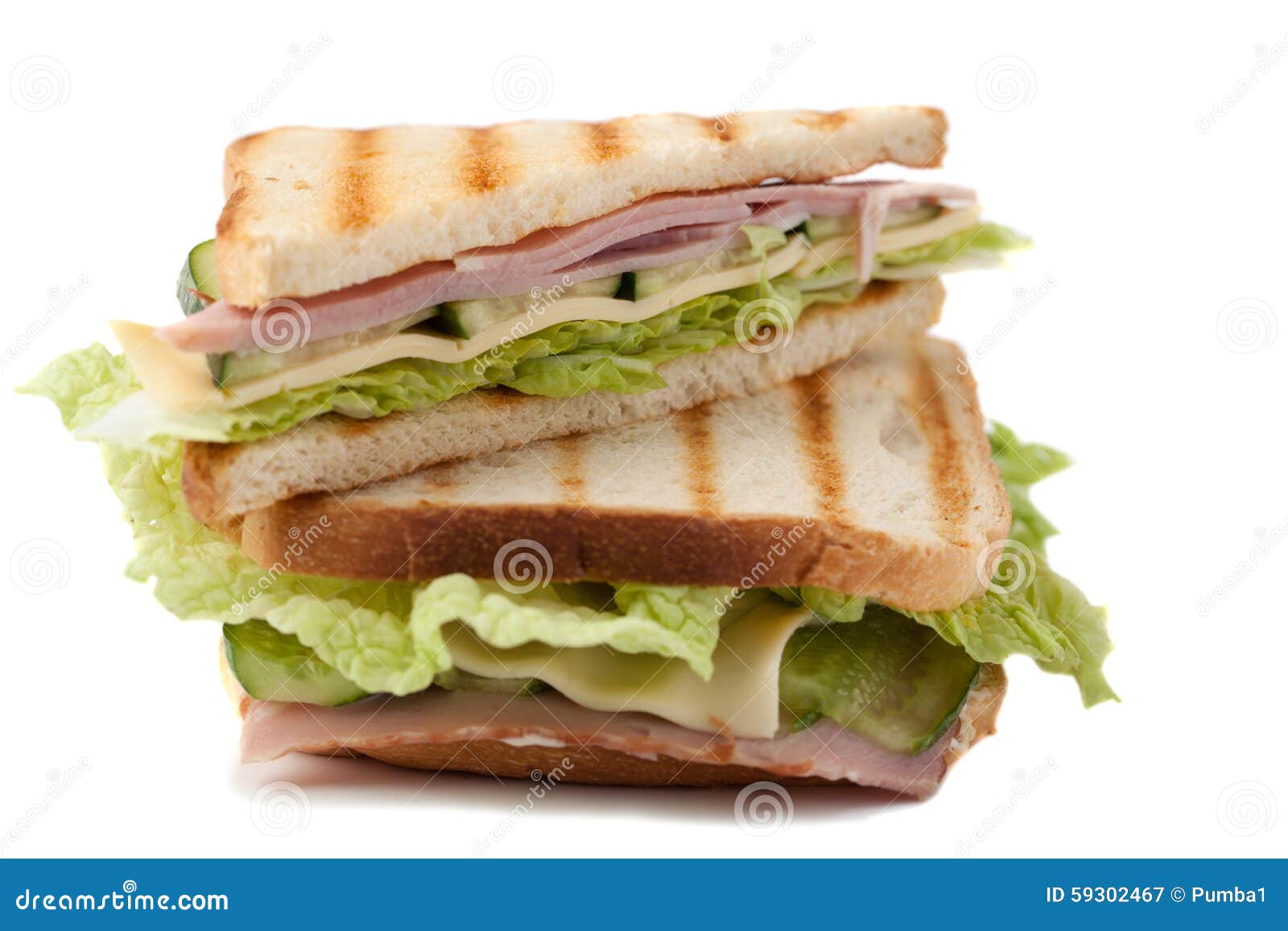 Panino su un fondo bianco immagine stock. Immagine di mezzo - 59302467