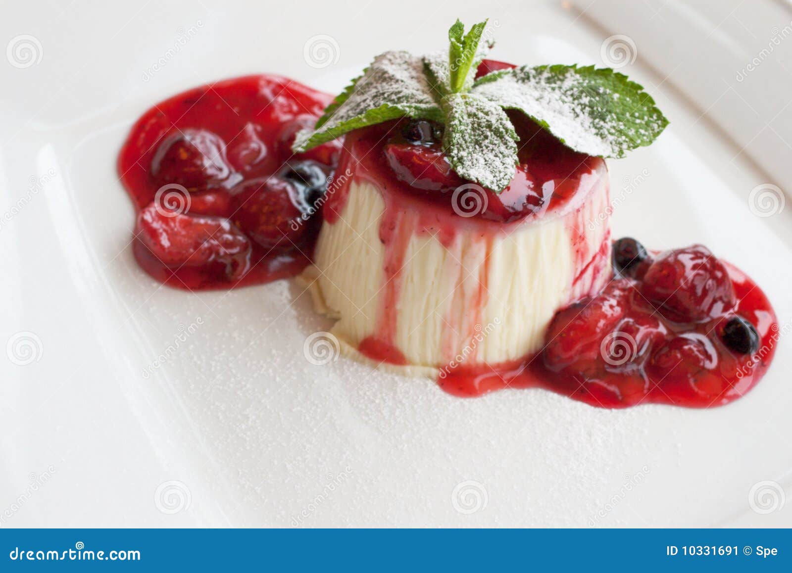 Panna cotta stock image. Image of italian, plate, culinary - 10331691
