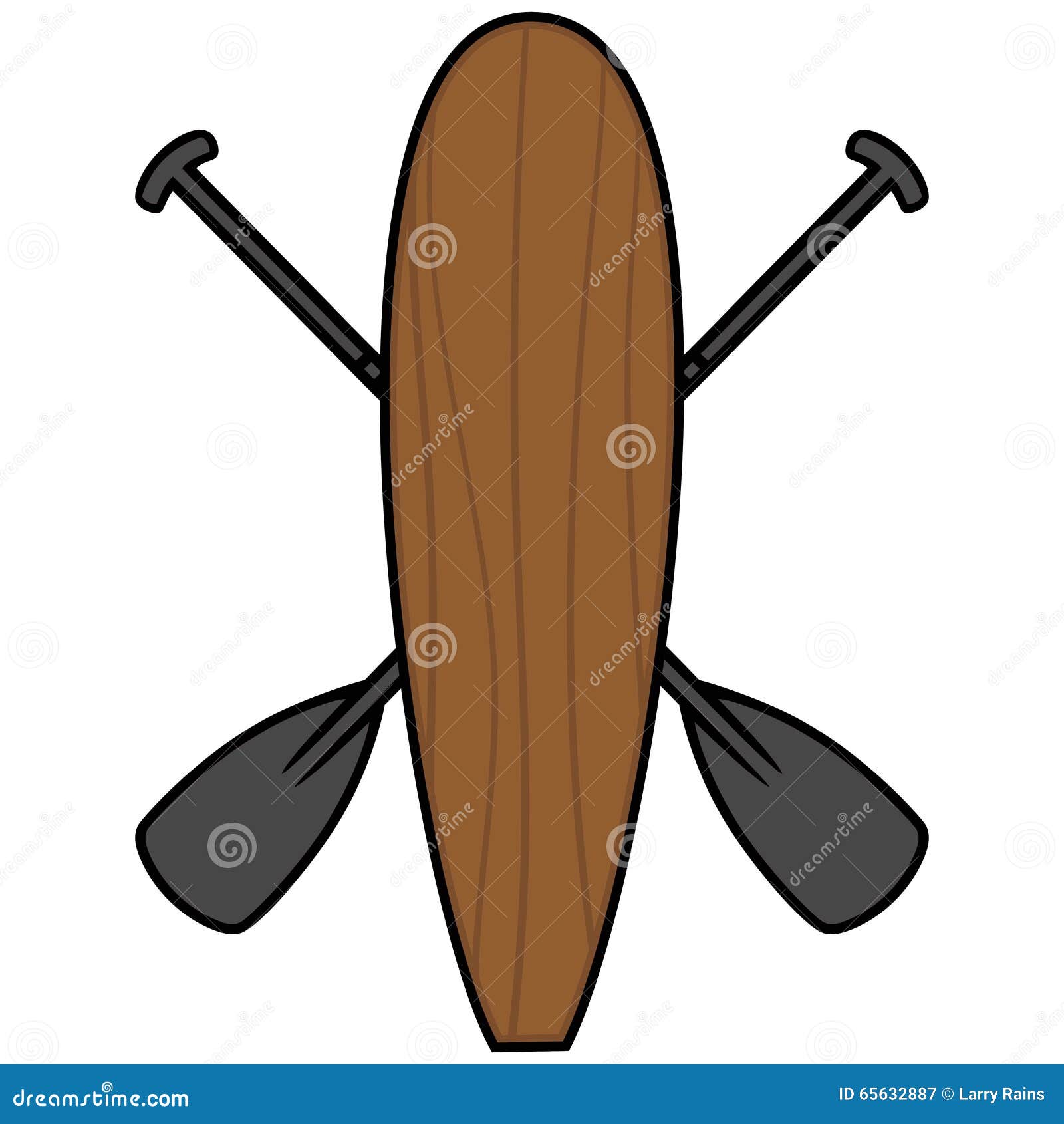 Panneau Et Avirons De Palette Illustration de Vecteur - Illustration du ...