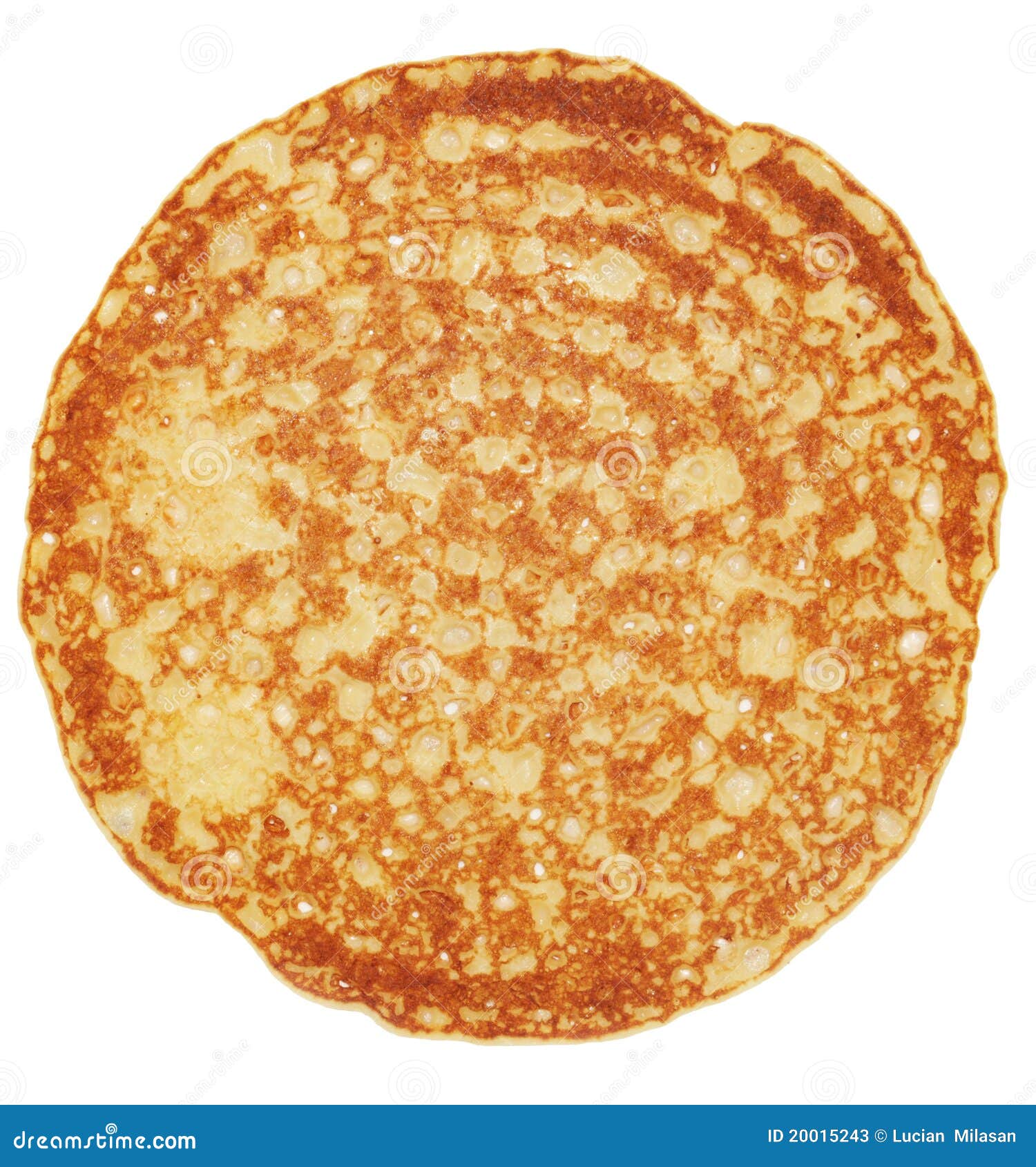 Pannekoek stock afbeelding. Image of geïsoleerd, gebakken - 20015243