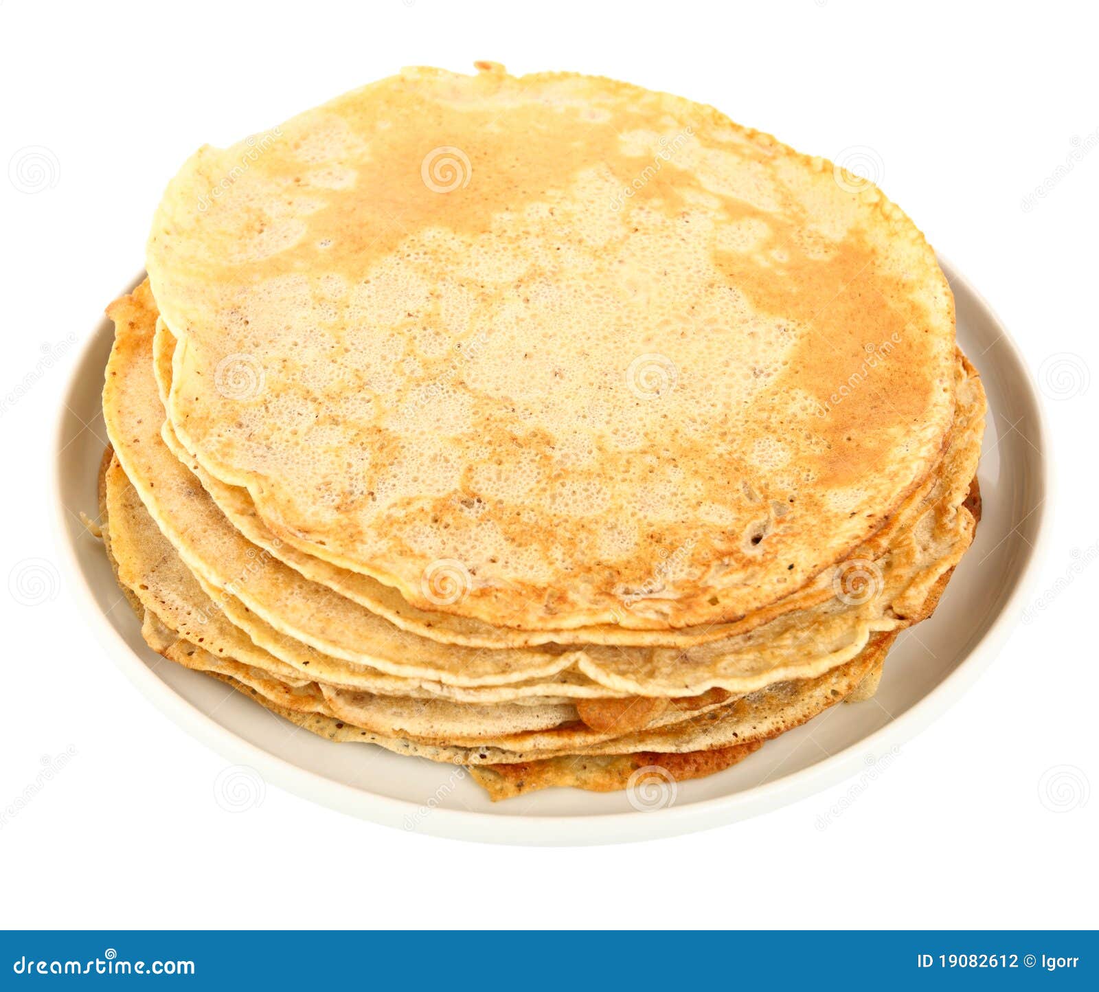 Pannekoeken stock foto. Image of diner, nagerecht, ontbijt - 19082612