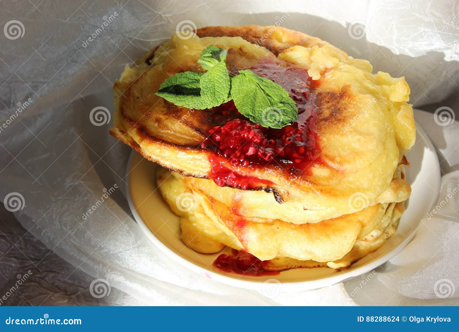 Pannekoeken stock foto. Image of fritten, bestaande, smakelijk - 88288624