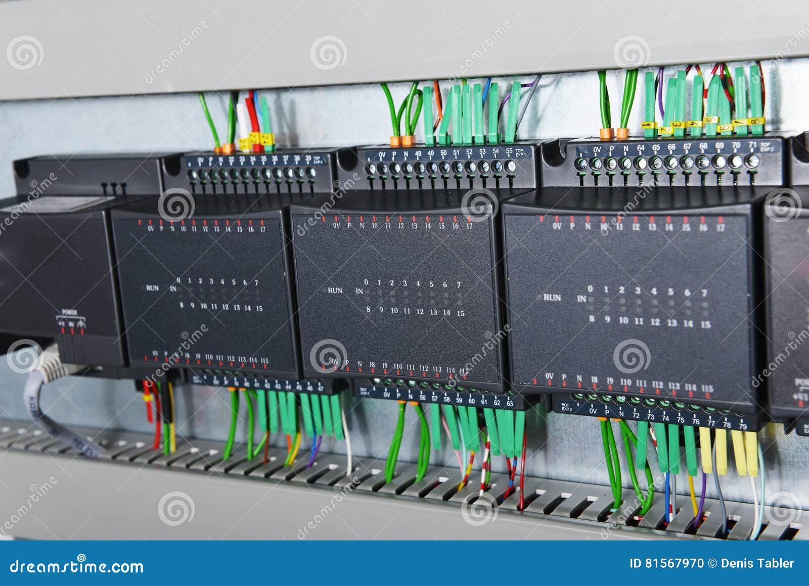 Pannello di controllo fotografia stock. Immagine di ufficio - 81567970