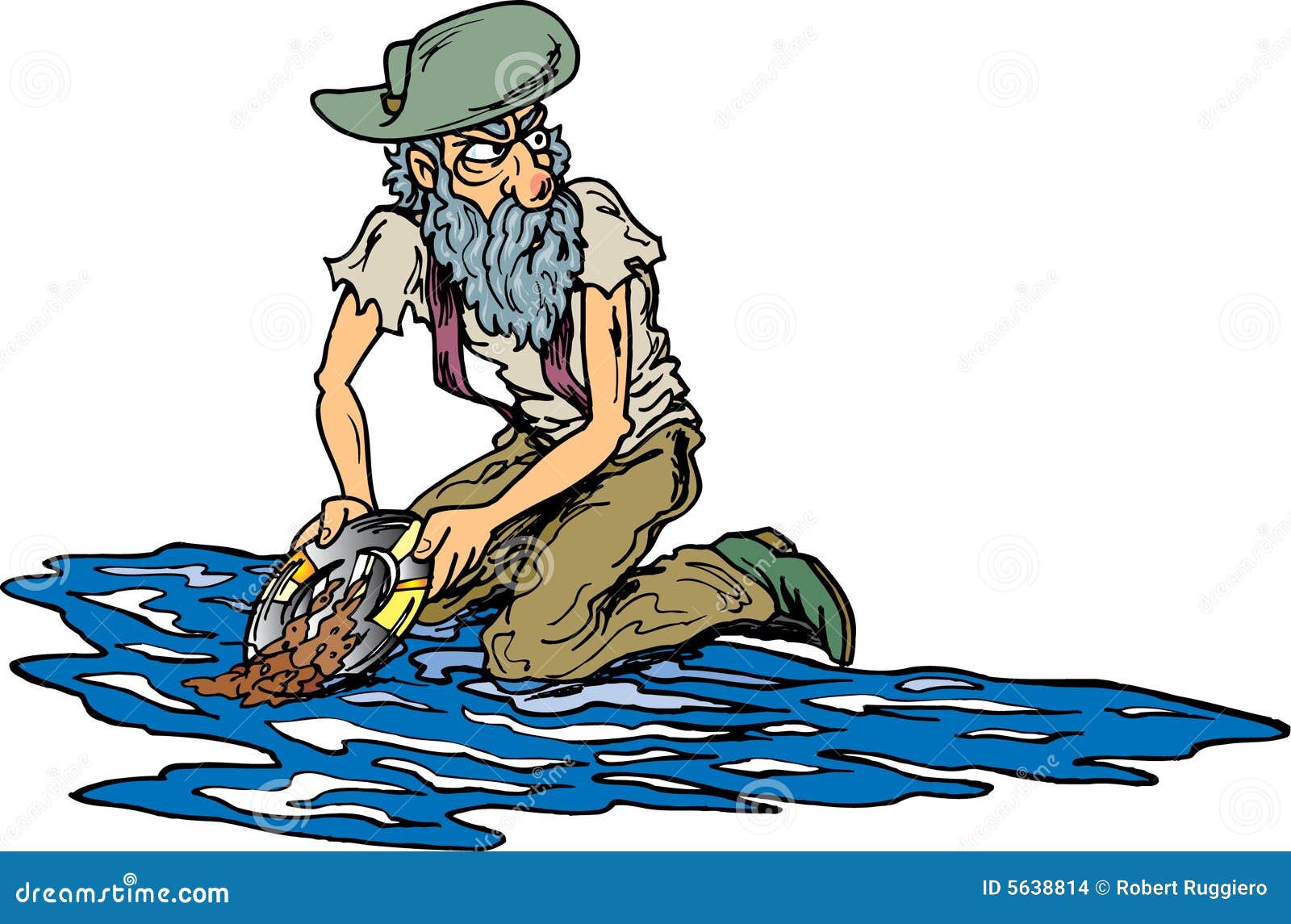 Panning Gold Stock Illustrations – 167 Panning Gold Stock Illustrations ...