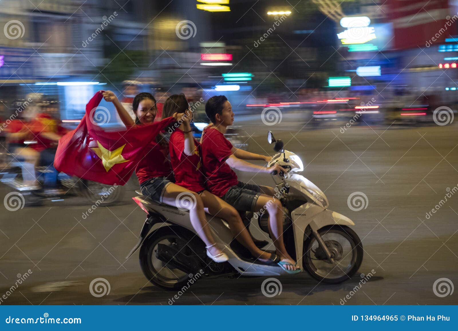 Motorcycles Go Forward at Night Editorial Image - Image of motobike ...