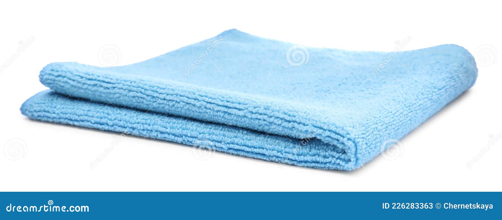 Pano De Microfibra Azul Claro Em Branco Imagem de Stock - Imagem de ...