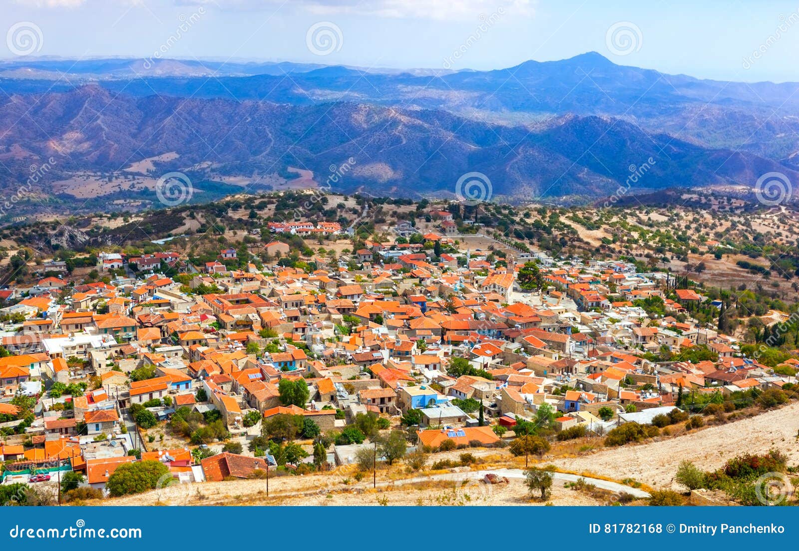 Pano Lefkara Village in Cyprus. Stock Photo - Image of countryside ...