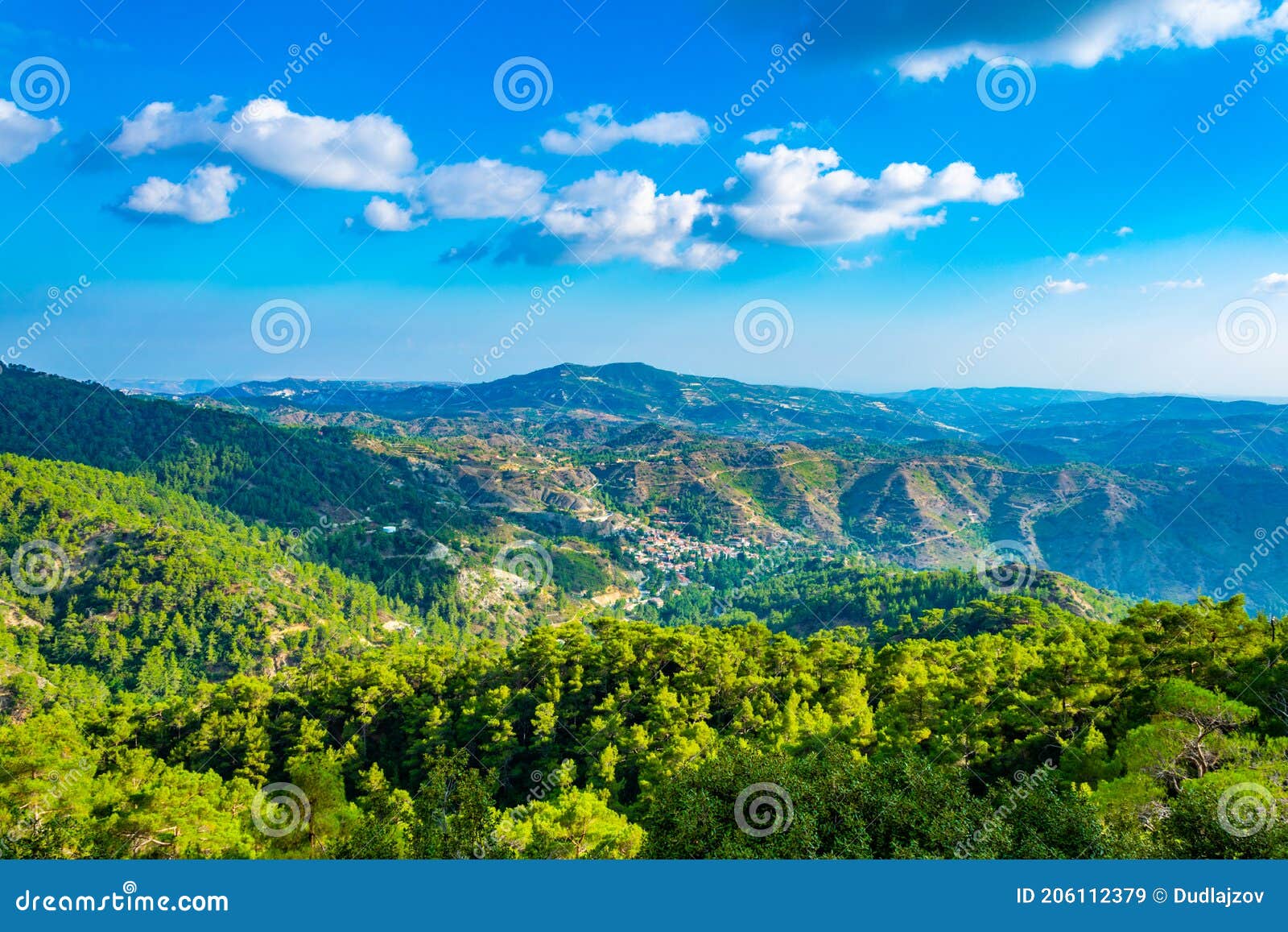 Pano Platres Village on Cyprus Stock Image - Image of nature, cyprus ...