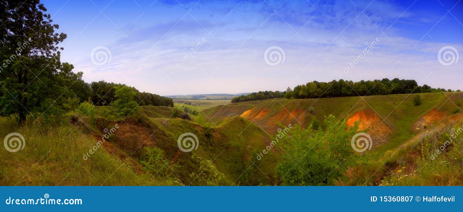 Panorama stock image. Image of ground, ravine, panoramic - 15360807