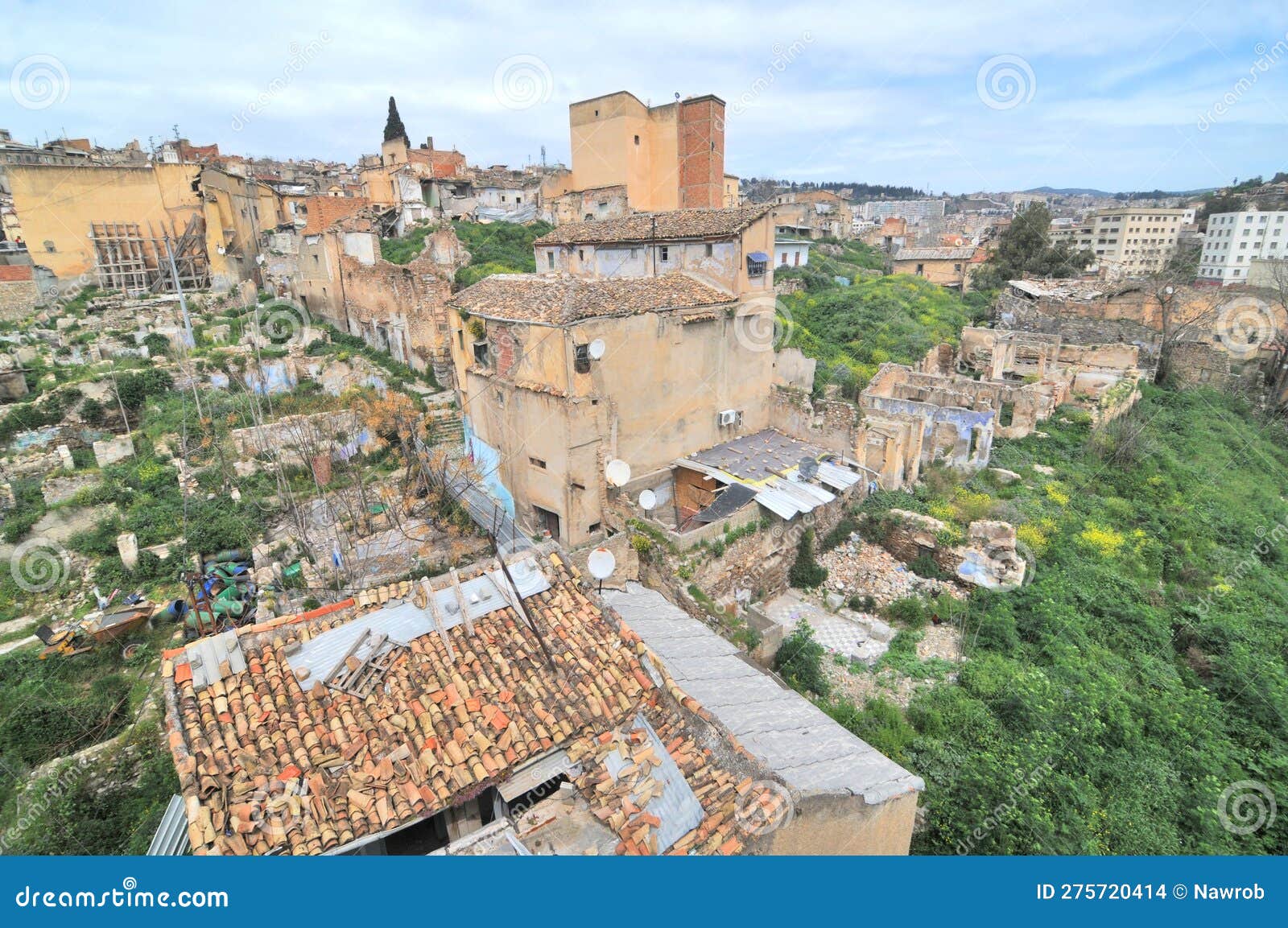 Panorama of Constantine stock photo. Image of maghreb - 275720414