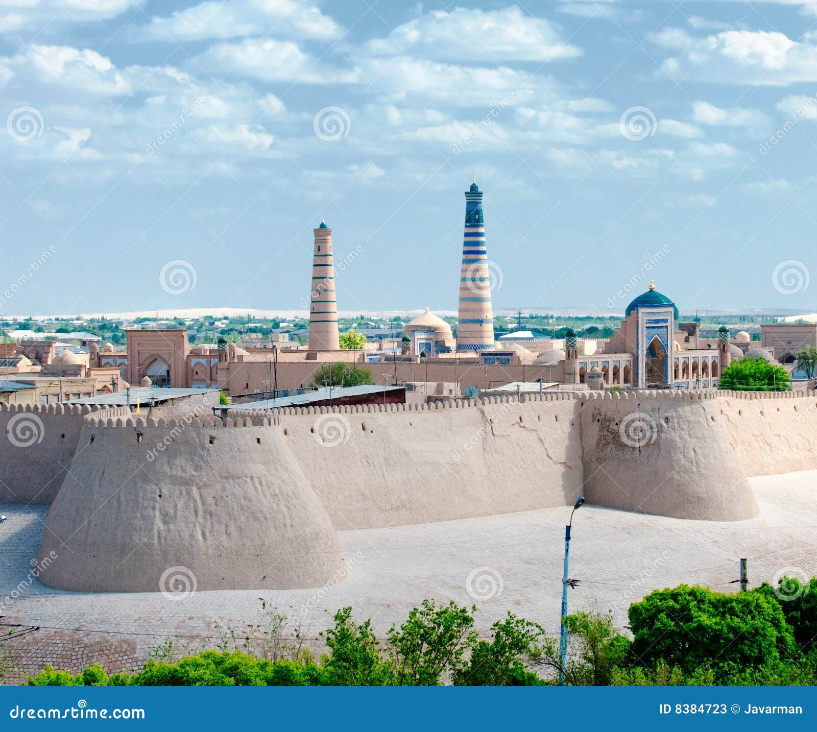 KHIVA, UZBEKISTAN - APRIL 26, 2018: Cupola Of The Pakhlavan Makhmoud ...