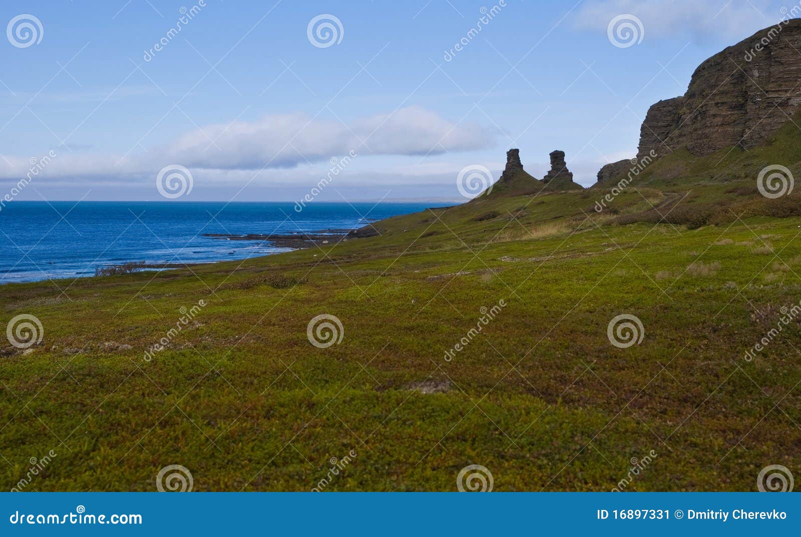 Panorama of the Arctic Coast Stock Image - Image of flow, kola: 16897331