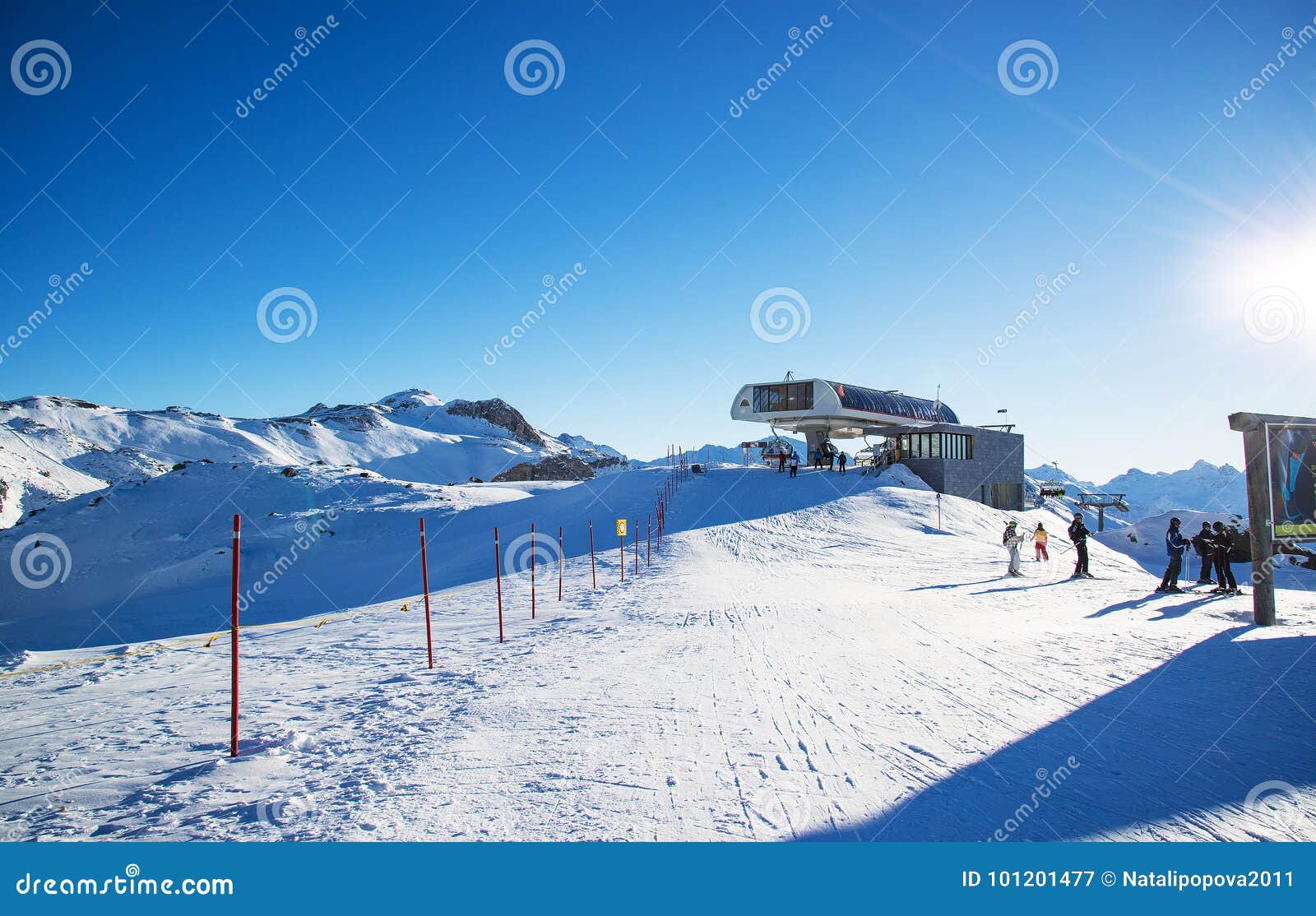 Panorama of the Austrian Ski Resort Ischgl Editorial Photography ...