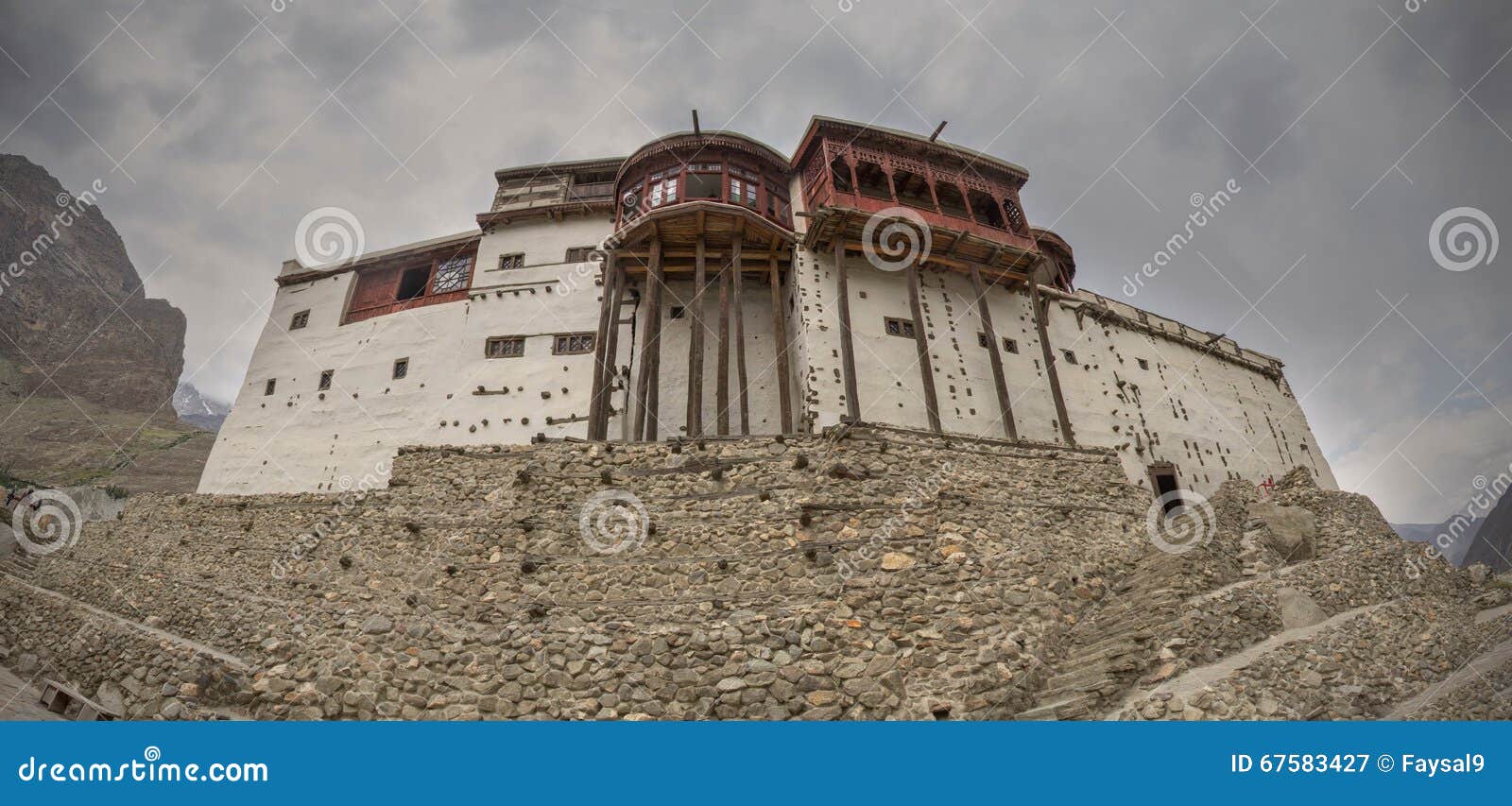 The Panorama of Baltit Fort Editorial Photography - Image of clodus ...