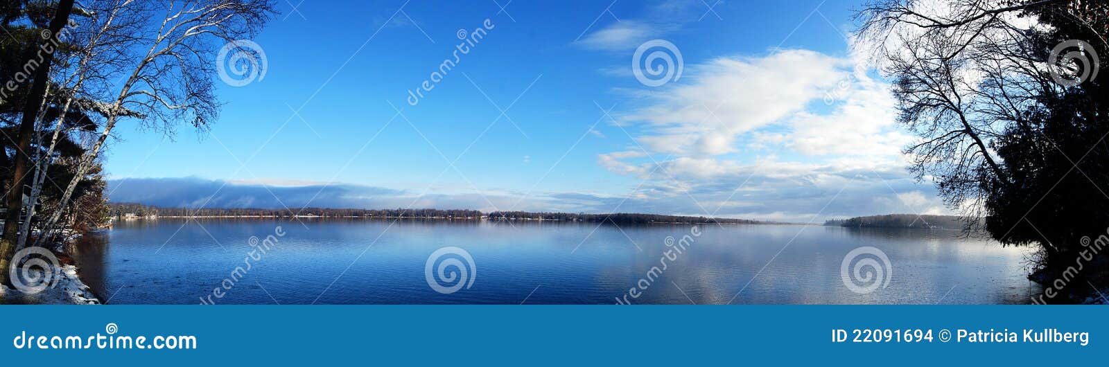 Panorama Beautiful MN Lake stock photo. Image of northern - 22091694