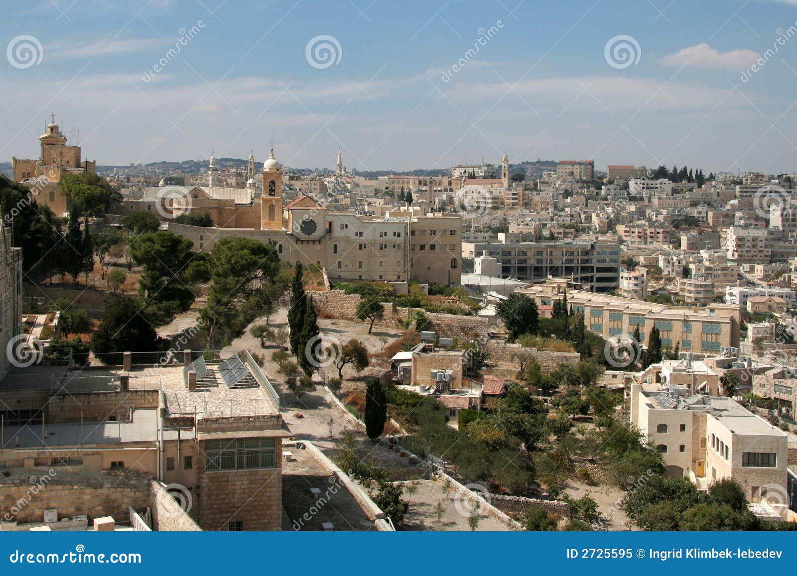 Panorama Of Bethlehem Royalty Free Stock Photo - Image: 2725595