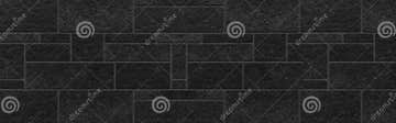 Block Pattern of Black Stone Cladding Wall Tile Texture and Seamless ...