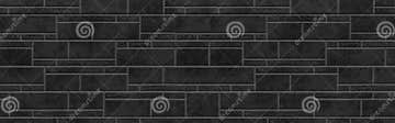 Block Pattern of Black Stone Cladding Wall Tile Texture and Seamless ...
