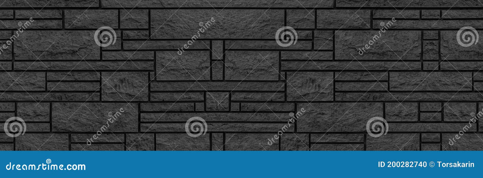 Black Stone Cladding Texture